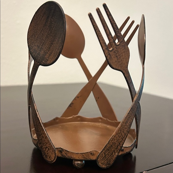 Yankee Candle | Accents | Yankee Candle Rustic Kitchen Fork Spoon Metal ...